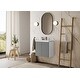 TENOR frameless, modern wall hung 24 inch bathroom vanity with sink for ...