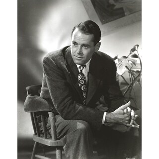 Henry Fonda sitting on a Chair with a Handsome Pose Photo Print - Bed ...