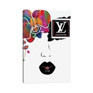 iCanvas "Blinding Orchid Eye Fashion Face" by Pomaikai Barron Canvas ...