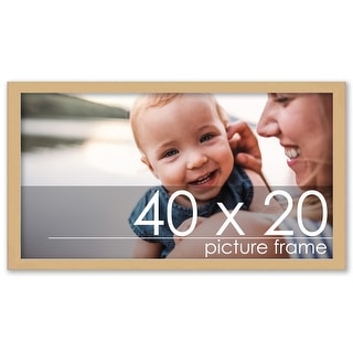 40x20 Traditional Natural Wood Picture Panoramic Frame - Panoramic ...