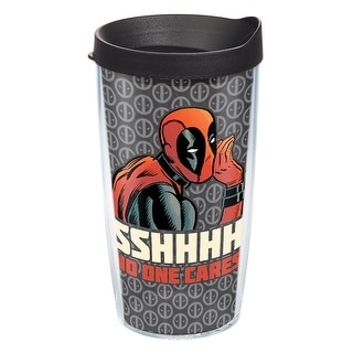 Tervis Marvel Deadpool Shhh No One Cares Made in USA Double Walled ...