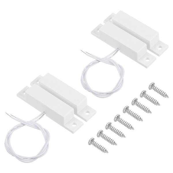 Magnetic Reed Switch, 2 Sets NC Wired Door Window Contact Switch for ...
