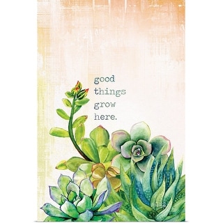 "Good Things Grow Here" Poster Print - Bed Bath & Beyond - 25492795