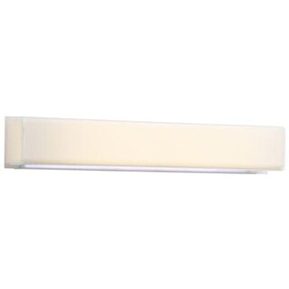 Robern RTL24FLIZNL R3 Single Light 24" Bathroom Bath Bar with White ...