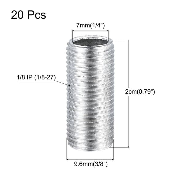 Lamp Pipe 1/8IP All Thread 3cm Long Extension Rod Coupling Connector ...