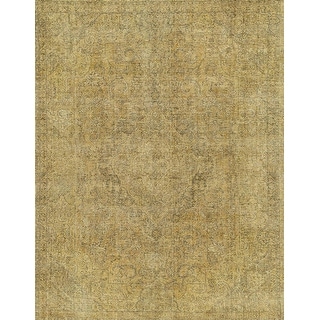 Ahgly Company Machine Washable Abstract Metallic Gold Area Rugs - Bed ...