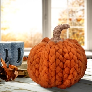 6" Woven Yarn Pumpkin Set of 2 - Bed Bath & Beyond - 39145184