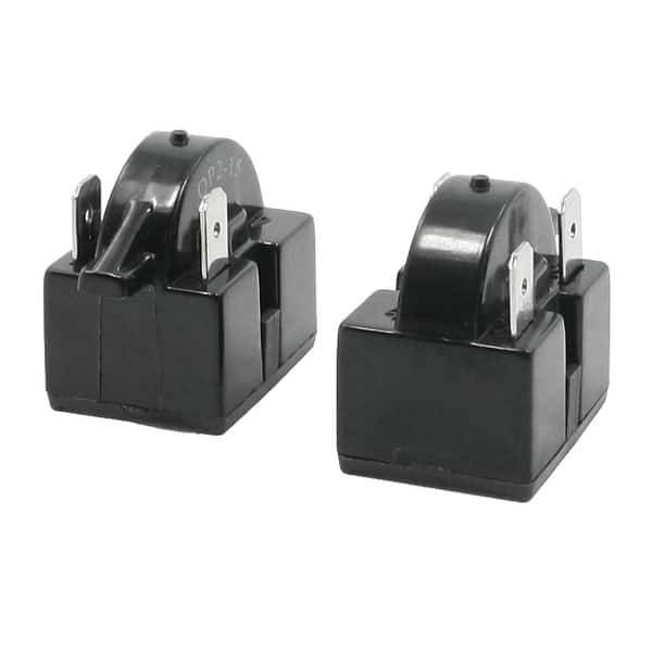 2 Pcs 15 Ohm Resistance 2 Pin fridge PTC Starter Relay Repair Parts ...