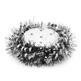 Pack of 6 Silver Metallic Foil Air Filled Party Balloon Round ...