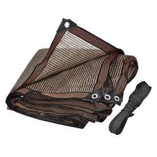 Garden Plants Shade Cloth w Grommet Cord Mesh Sunshade Cover Net Brown ...
