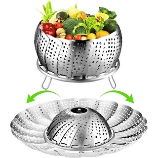 Folding Vegetable Steamer Basket - Bed Bath & Beyond - 40500396