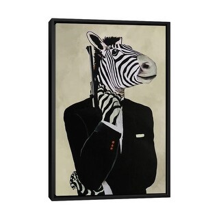 iCanvas "James Bond Zebra IV" by Coco de Paris Framed - Bed Bath ...