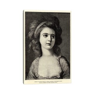 iCanvas "Portrait Of Countess Potocka, In The Dresden Gallery, 1881" by ...