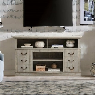 Rustic TV Media Stand for TV Up to 65" with Storage Space - Bed Bath ...