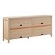 Walker Edison Modern 70-inch Reeded Sideboard with Arched Doors - Bed ...
