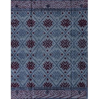 Ahgly Company Machine Washable Abstract Slate Blue Grey Blue Area Rugs ...