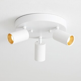 VidaLite Modern Integrated LED Flush Mount, 21W Three Bulb with ...