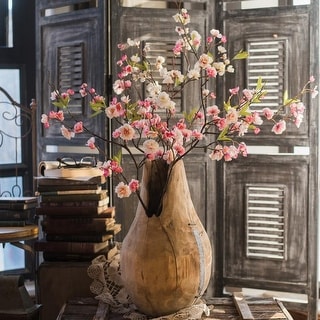 RusticReach Artificial Flower Sakura Blossom Stem 37" Tall - Bed Bath ...