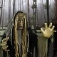 Life-Size Animatronic Witch, Indoor/Outdoor Halloween Decoration, Light ...