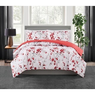 Style 212 Cherry Blossom 3 Piece Comforter Set - Bed Bath & Beyond ...