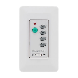 Three Speed Wall Control with Receiver Non-Reversing - Fan Speed and ...