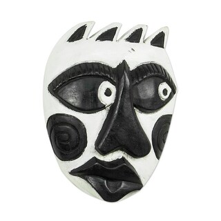 Novica Handmade Behind The Mask African Wood Mask - Bed Bath & Beyond ...