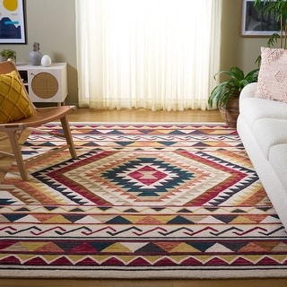 SAFAVIEH Handmade Aspen Dhimitra Bohemian & Eclectic Tribal Wool Rug ...