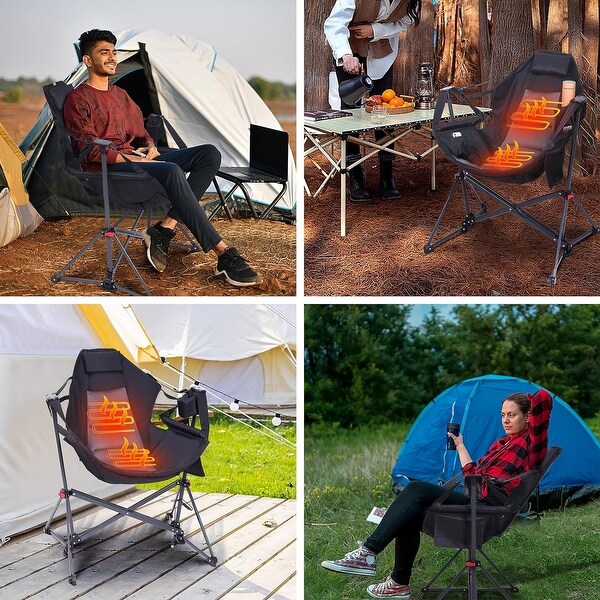 Swinging folding camping chair store