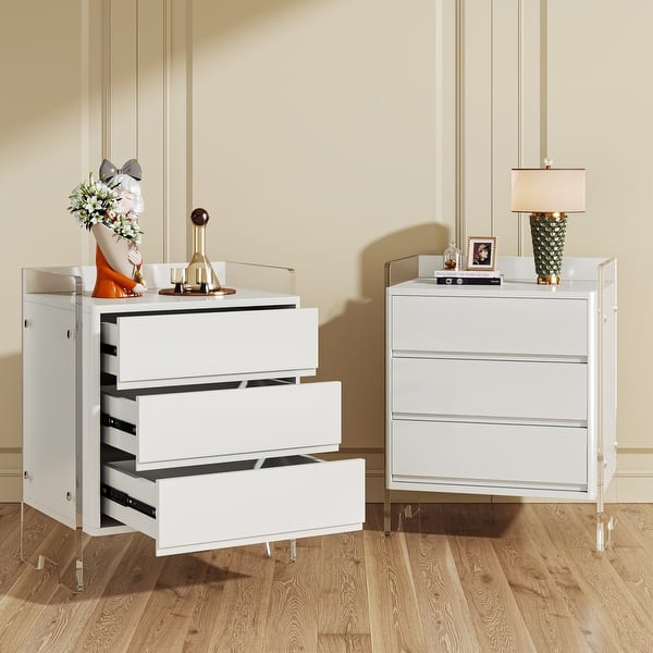 acrylic bedside table ikea