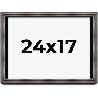 24x17 Shadow Box Frame Brown Cherry | 2.625 Inches Deep Pine Wood - Bed ...