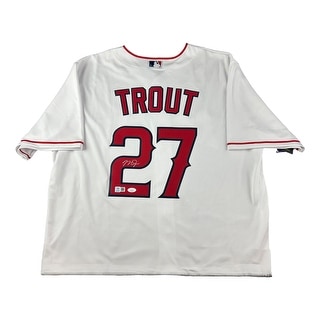 Mike Trout Signed Los Angeles Angels Nike Jersey - Bed Bath & Beyond ...