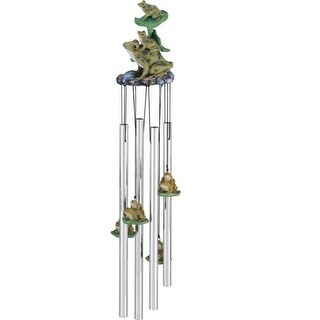 Q-Max 23" Long Frogs Round Top Wind Chime - Bed Bath & Beyond - 36644085