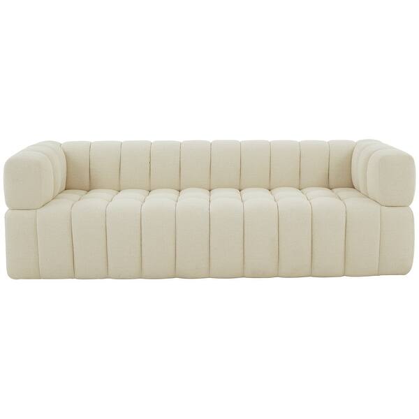 SAFAVIEH Couture Calyna Channel Tufted Sofa (Fully Assembled) - 90 IN W ...