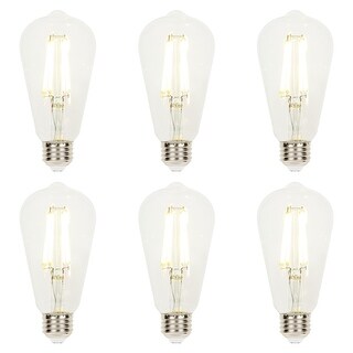 Westinghouse Lighting 10 Watt (75 Watt Equivalent) Clear ST20 Dimmable ...