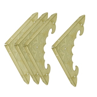 4pcs Box Corner Protectors Vintage Triangle Furniture Edge Protector ...