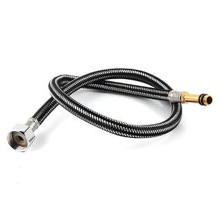 Unique Bargains Home Bathroom 19mm Threaded Spiral Flexible Shower Hose ...