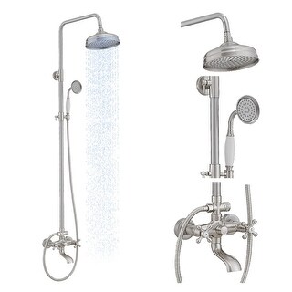 Outside Shower Feature, Outdoor Shower Kit, Exposed Pipe Shower System ...