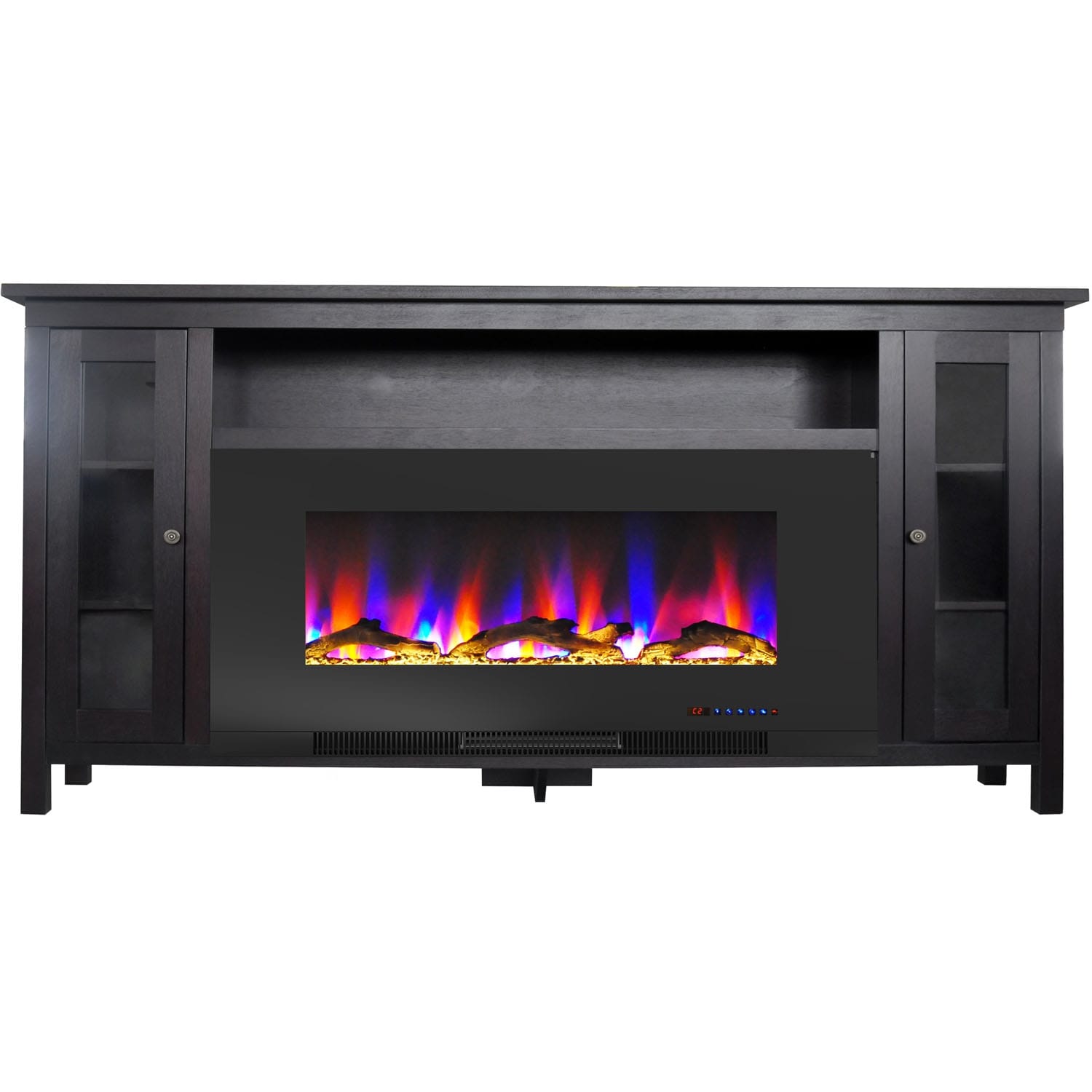 Cambridge Somerset 70 In. Black Electric Fireplace TV Stand On Sale Bed Bath Beyond 25727773