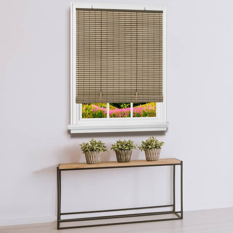 Porch & Den Longbow Vinyl Cordless Roll-up Veranda Blind - Overstock ...