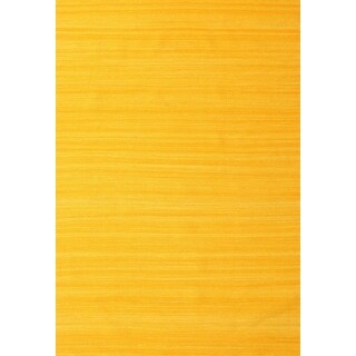 Ahgly Company Machine Washable Contemporary Deep Yellow Area Rugs - Bed ...