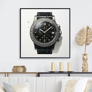 Designart "Minimalism Watch" Watches Framed Wall Art Prints - Bed Bath ...