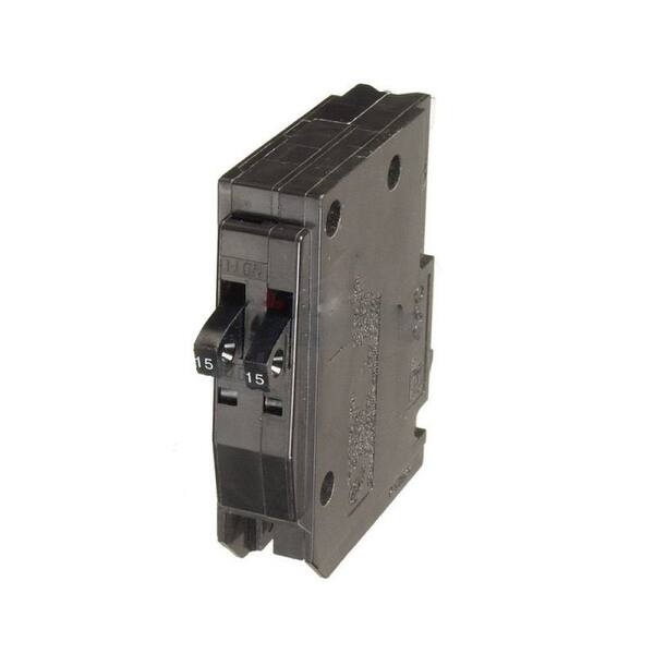 15 AMP Plastic QO Twin Breaker 120-240V Black Circuit Breaker American ...