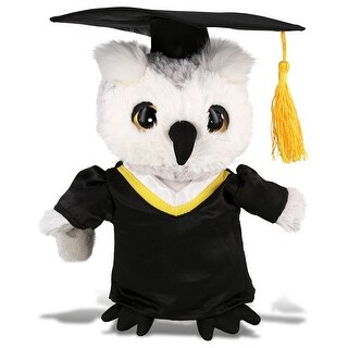 DolliBu Owl Graduation Plush Toy with Gown and Cap with Tassel - 8.5 ...