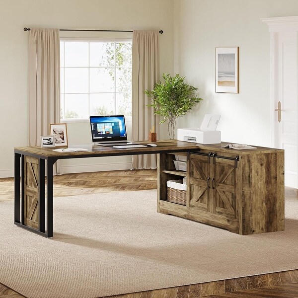 Barn style office desk store