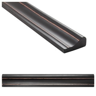 Universal Metal Chair Rail 1 2/3"x12" Oil Rubbed Bronze ( Set of 5 ...