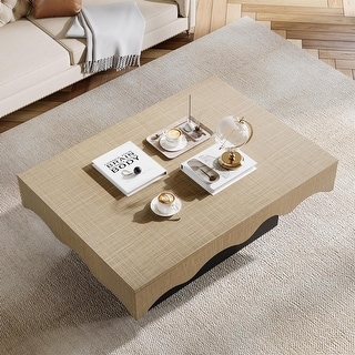 Rectangle Coffee Table Wooden Low Center Tables for Living Room - Bed ...
