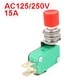 AC125/250V 15A NO/NC 3 Terminal Push Button Momentary AC DC Micro Limit ...