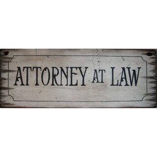 Cowboy Signs Wood Wall Hanging Western Attorney Law Brown Black - Bed ...
