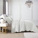 MarCielo 3-Piece Elegantly Embroidered 100% Cotton Oversized Quilt ...