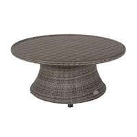 Barcalounger Outdoor Living Captiva Isle 45-inch Round Aluminum Coffee ...